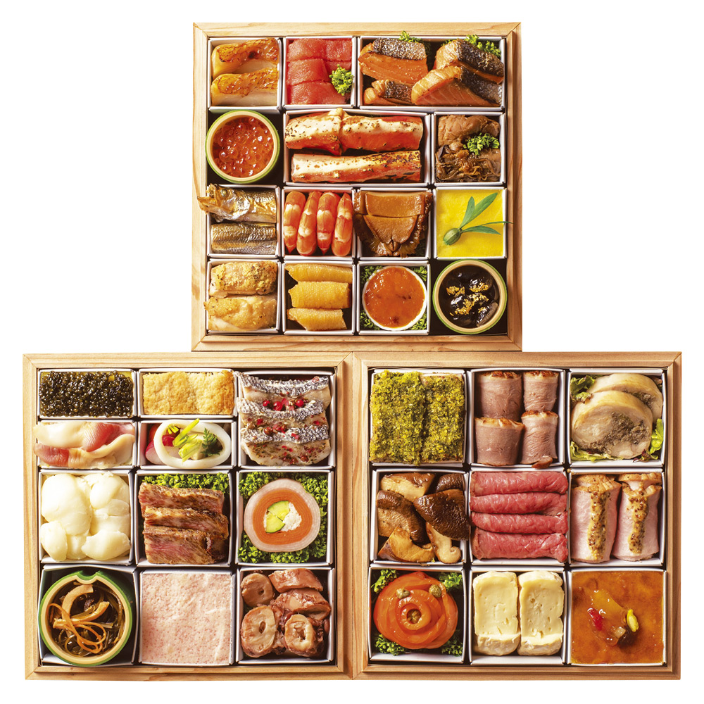 和・洋 三段重（E264）＜関東地域お届け＞342645 | 商品詳細 | 高島屋オンラインストア